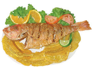 Fried Red Snapper - PARGO ROJO FRITO - Pollos Mario